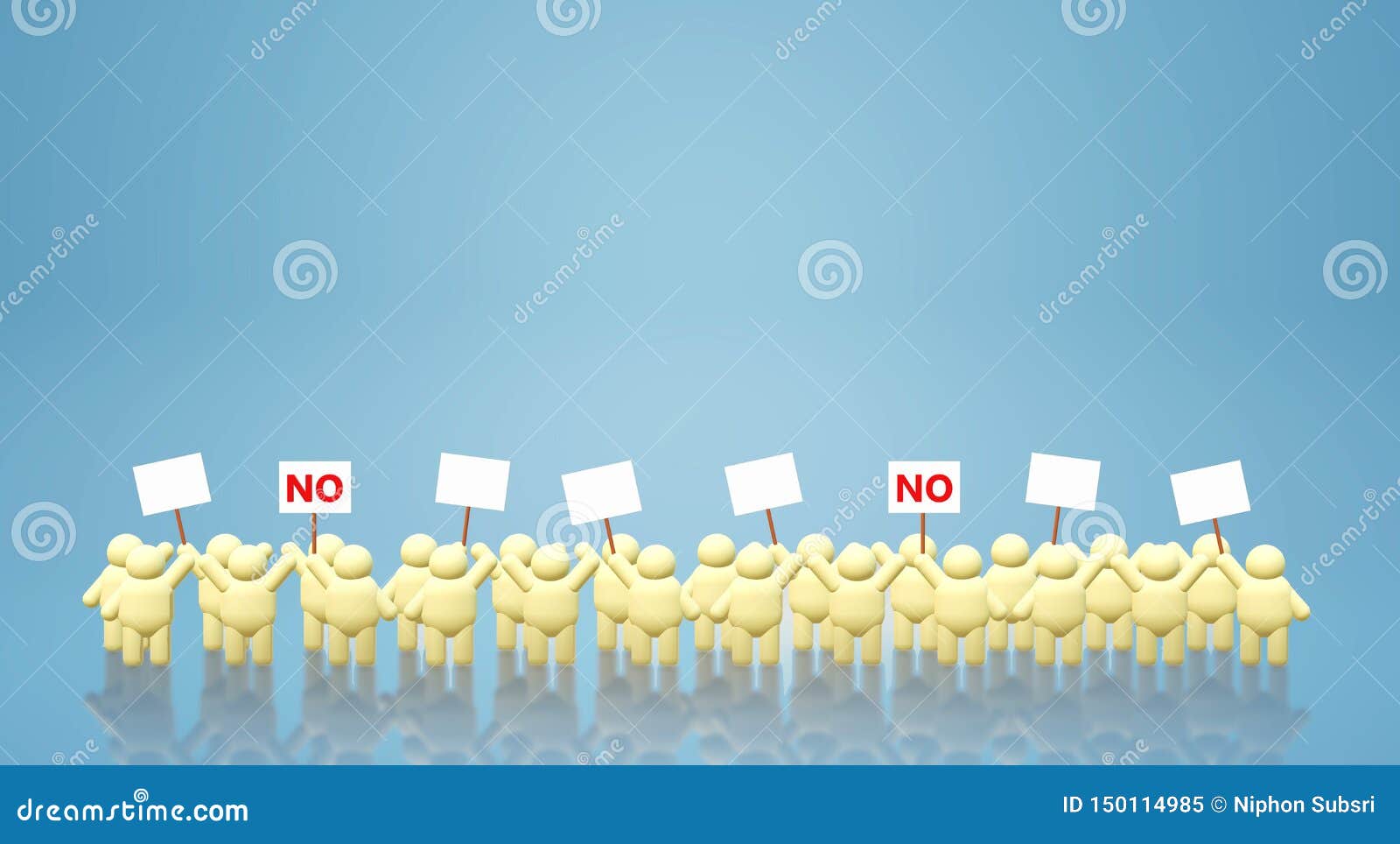 3D Rendering Of People Silhouettes In The Network Team With A Real ...