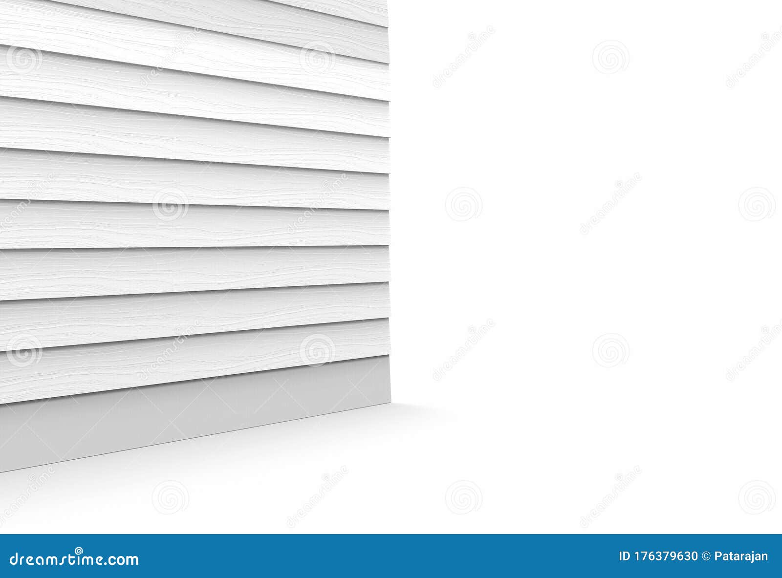 3d Rendering. Perspective View of Gray Wood Panels Edge Wall and Floor ...