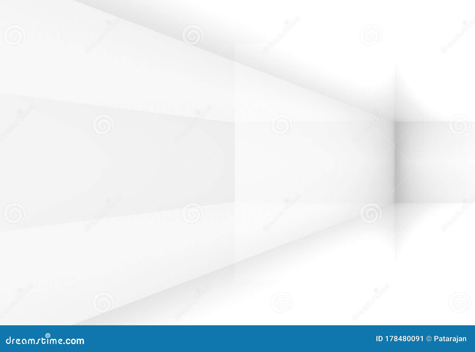 3d Rendering. Perspective View of Modern Simple Minimal Light Gray ...