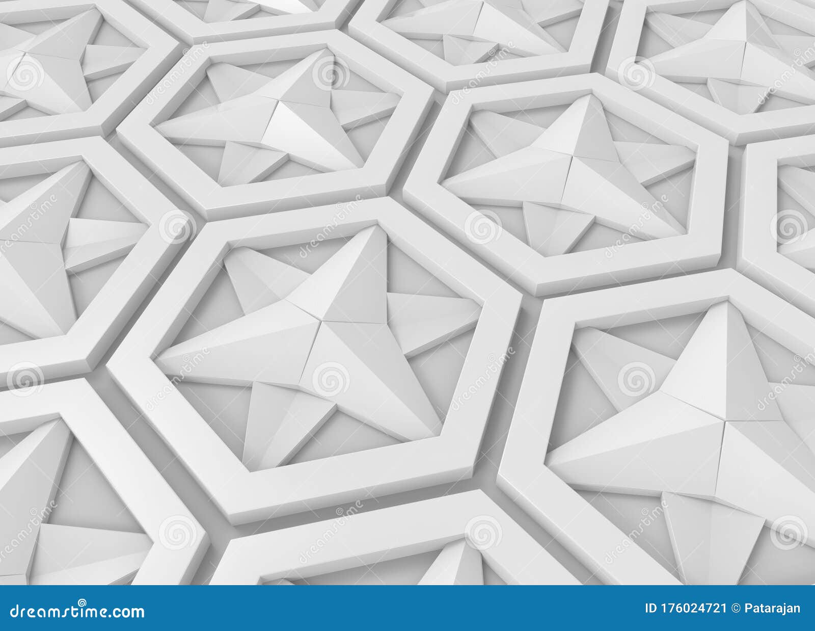 3d Rendering. Perspective View Of Modern Light Minimal Vertical Panel ...