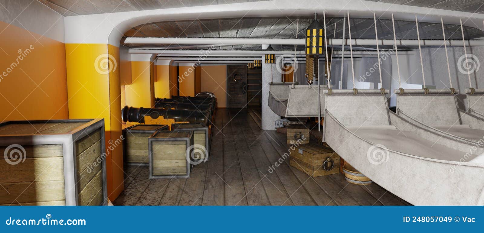 Pirates And Ship Party Invitation Card Royalty-Free Stock Image ...