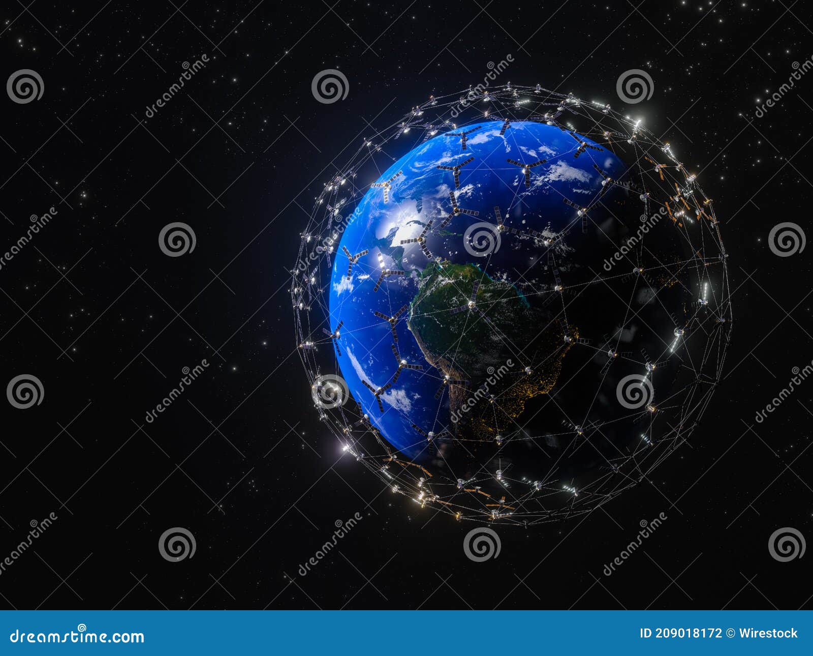3D Rendering of Planet Earth - Broadband Internet System To Meet the ...