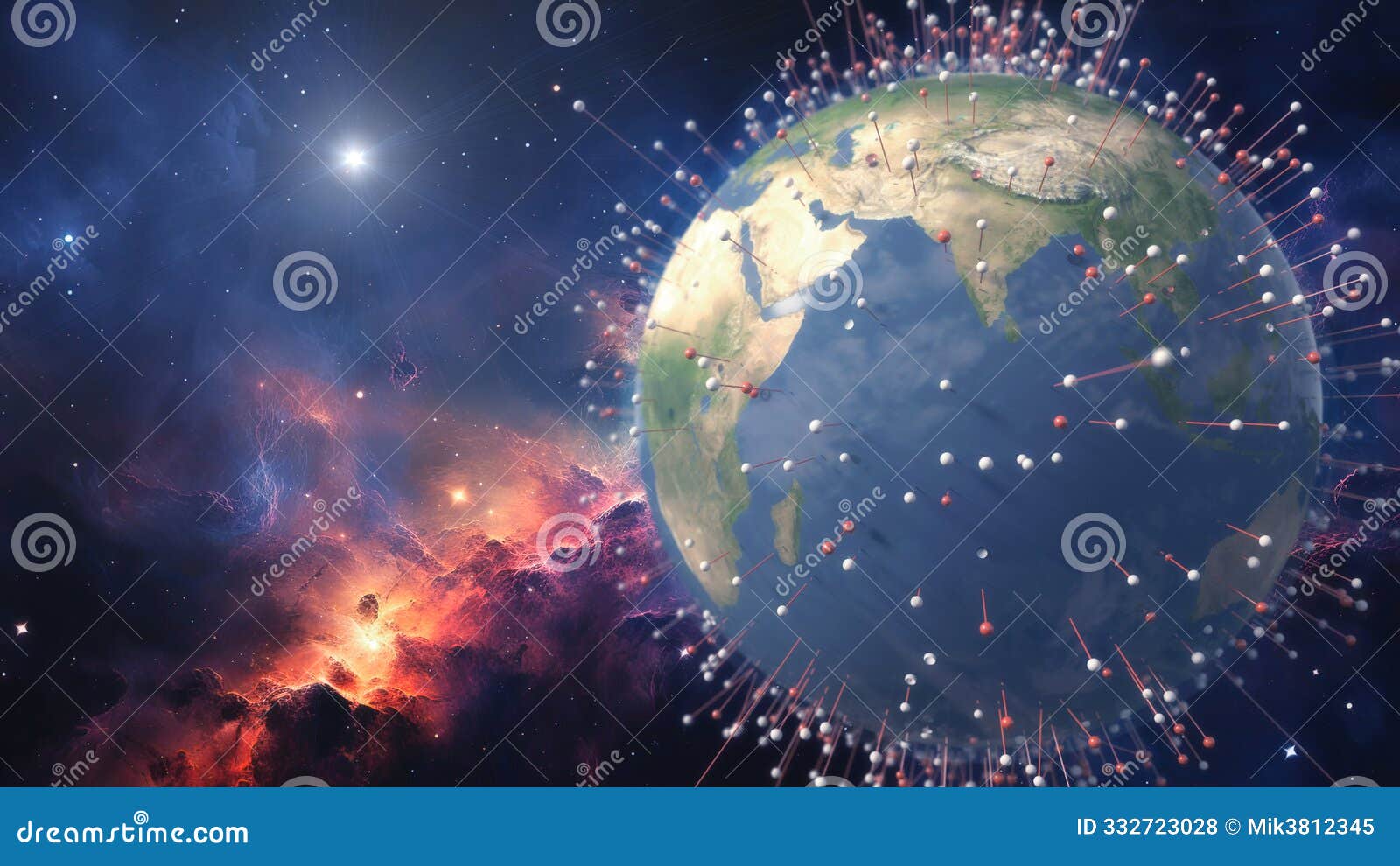 3d rendering. Planet earth stock illustration. Illustration of world ...