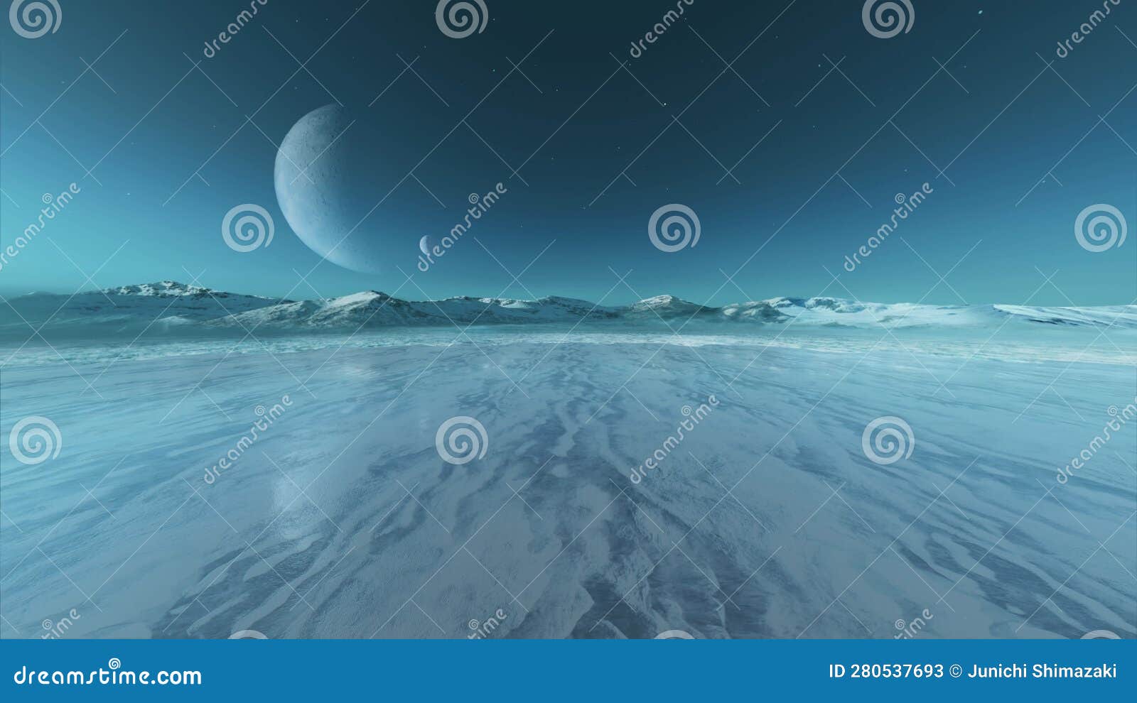 3D Rendering of the Planetary Surface Stock Video - Video of nature ...