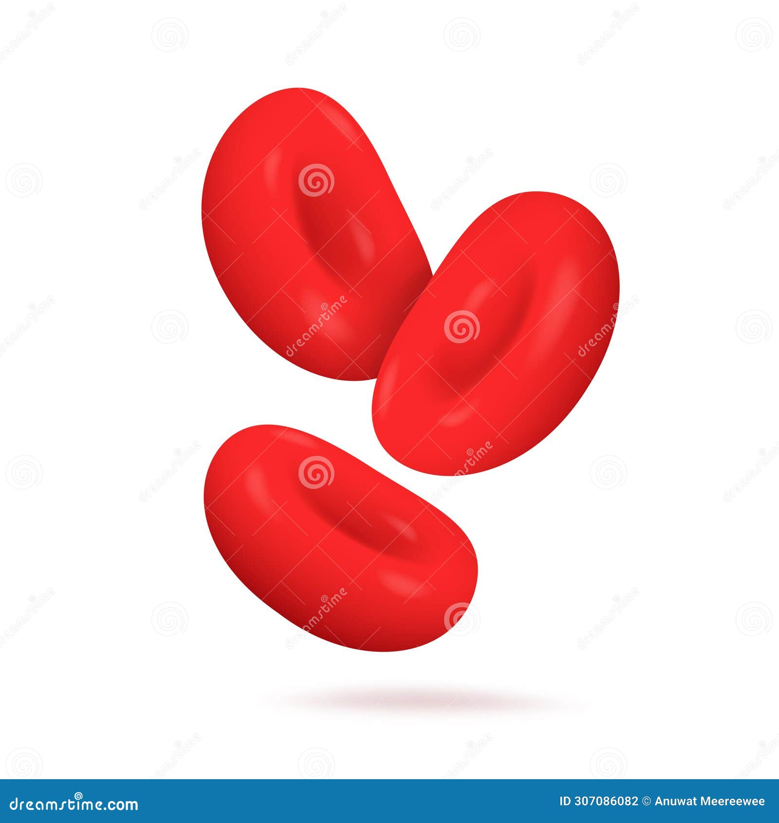 3D Rendering of Platelets in the Human Body As Seen through a ...