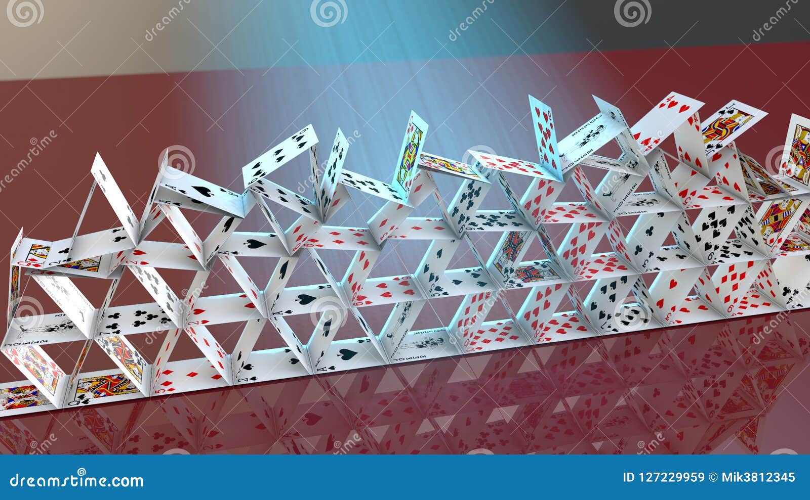 Poker cards falling stock image. Image of luck, leisure - 127229959