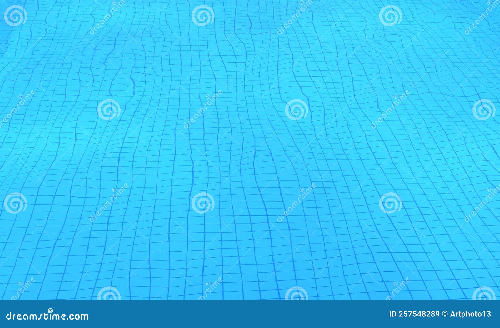 3d Rendering of Pool or Ocean Water Caustic Texture Background. Pool ...