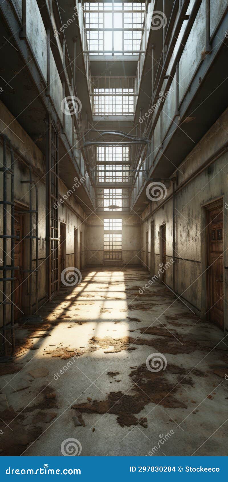 Realistic Ray Traced Prison: Industrial Decay with Atmospheric Effects ...