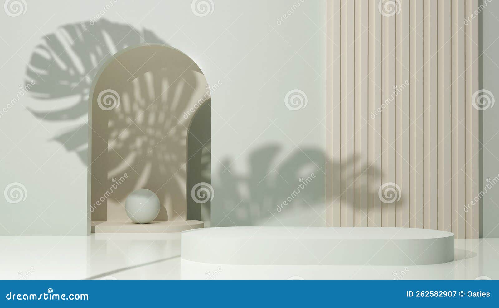 3D Rendering Product Display Abstract Architecture and Podium ...