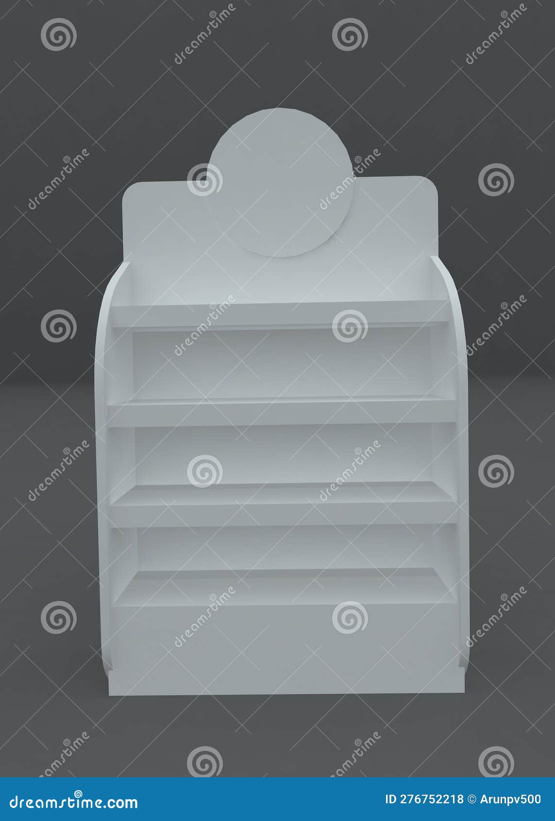 3d Rendering Product Display Stand Design Stock Illustration ...