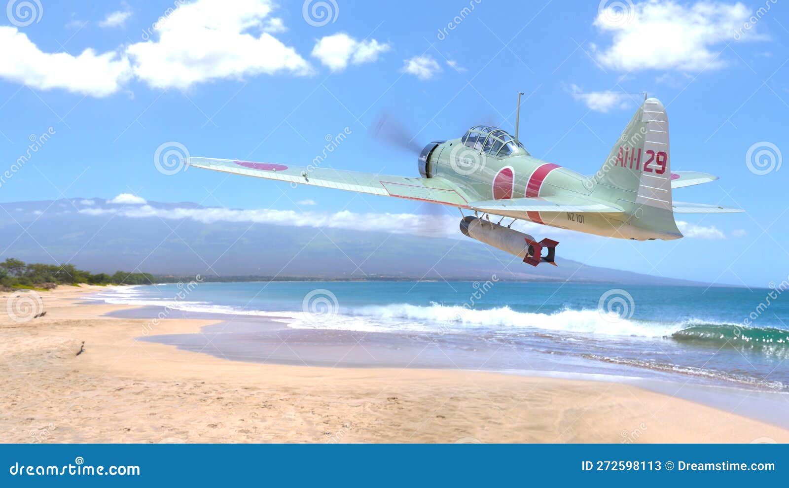 3D Rendering of the Propeller-driven Plane Stock Illustration ...
