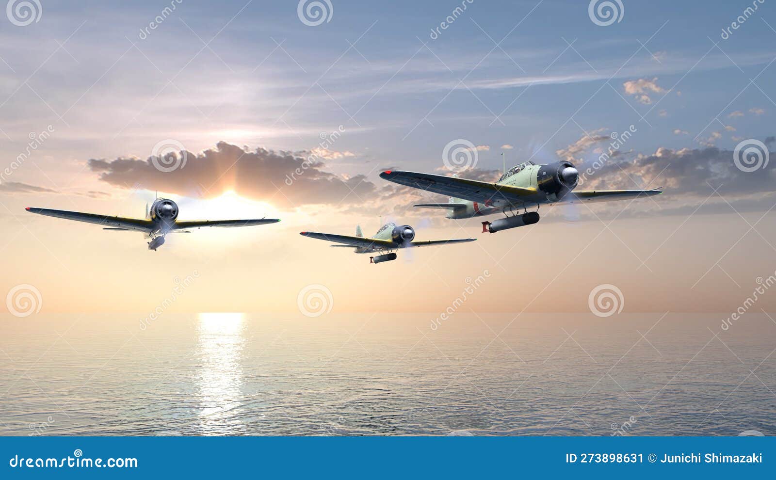 3D Rendering of the Propeller-driven Plane Stock Illustration ...