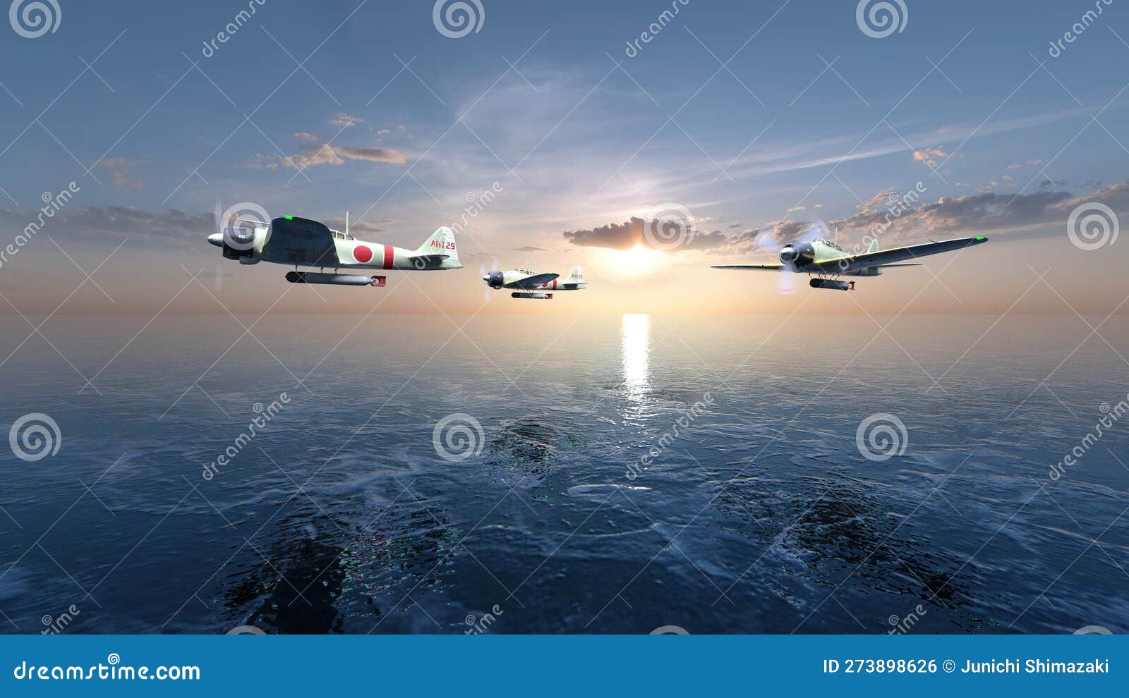 3D Rendering of the Propeller-driven Plane Stock Illustration ...