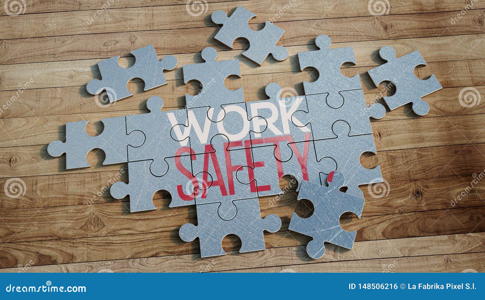 Work safety puzzle stock illustration. Illustration of industry - 148506216