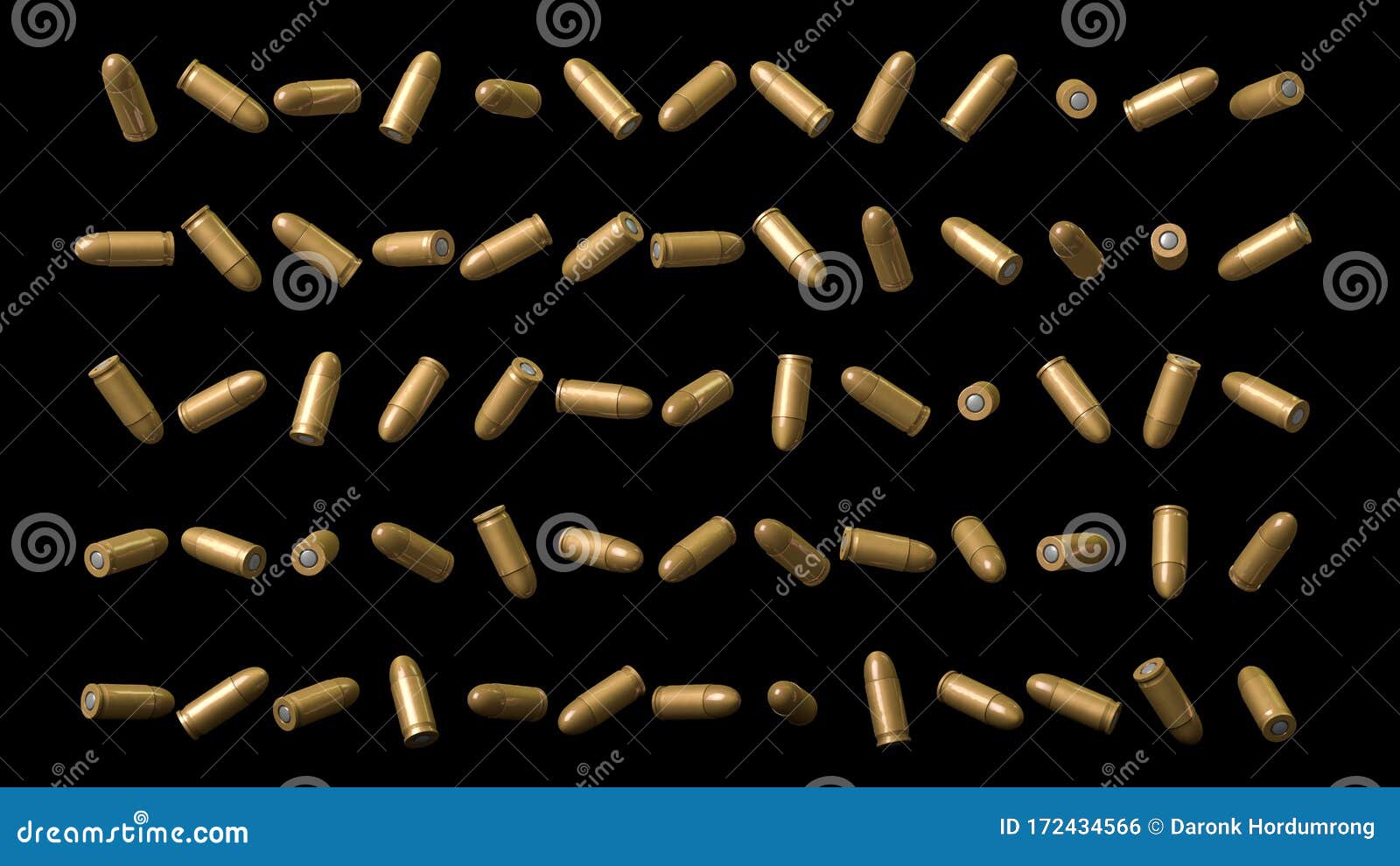 Bullets Realistic Background Cartoon Vector | CartoonDealer.com #227755045