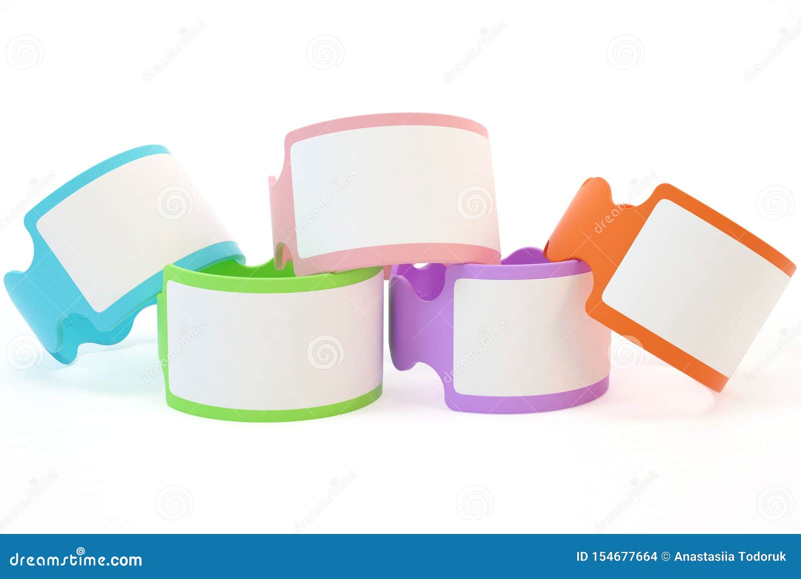 Colorful Bands Mockup Stock Illustrations – 16 Colorful Bands Mockup ...