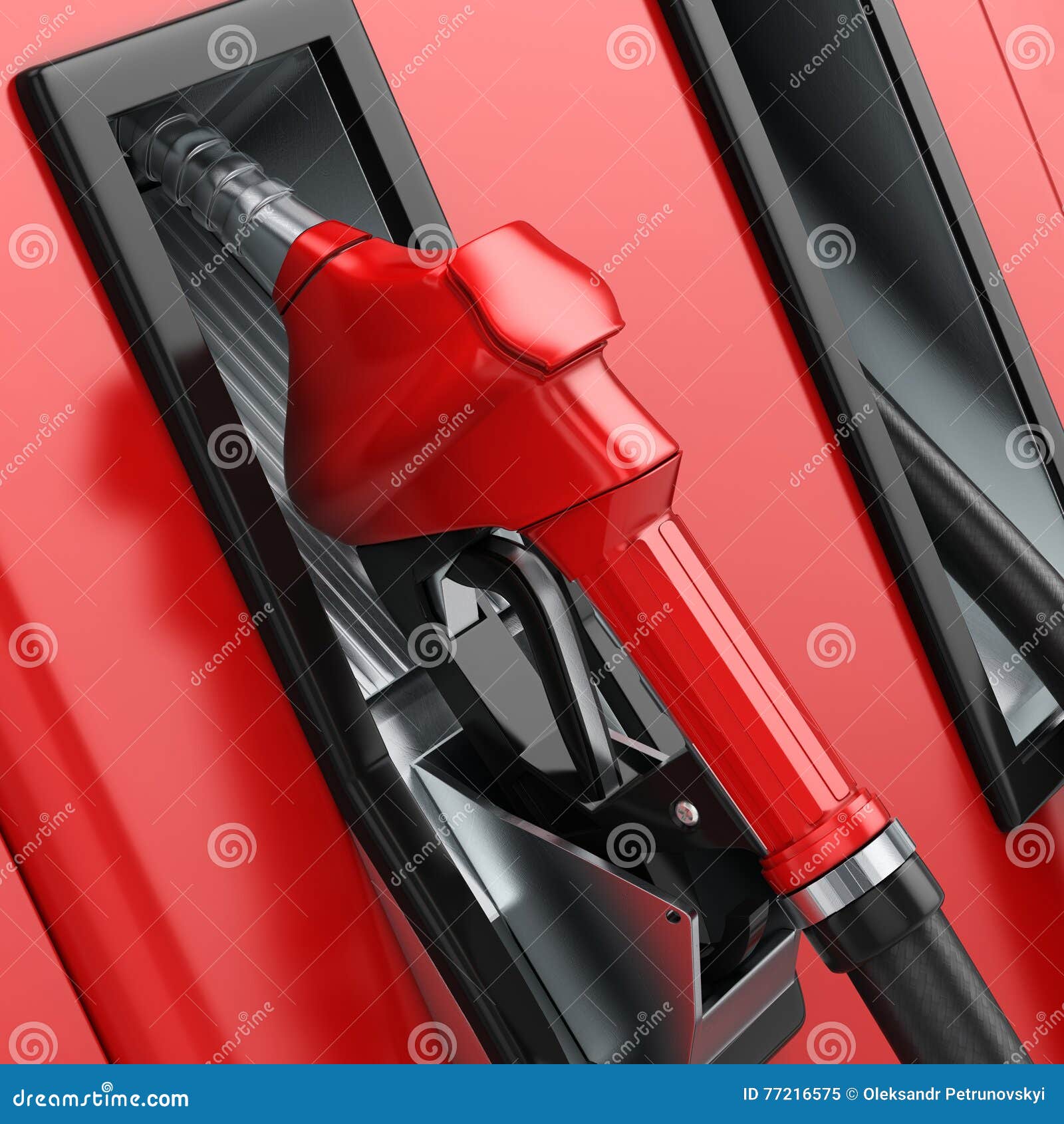 3D Rendering Refueling Nozzle Stock Illustration - Illustration of fuel ...