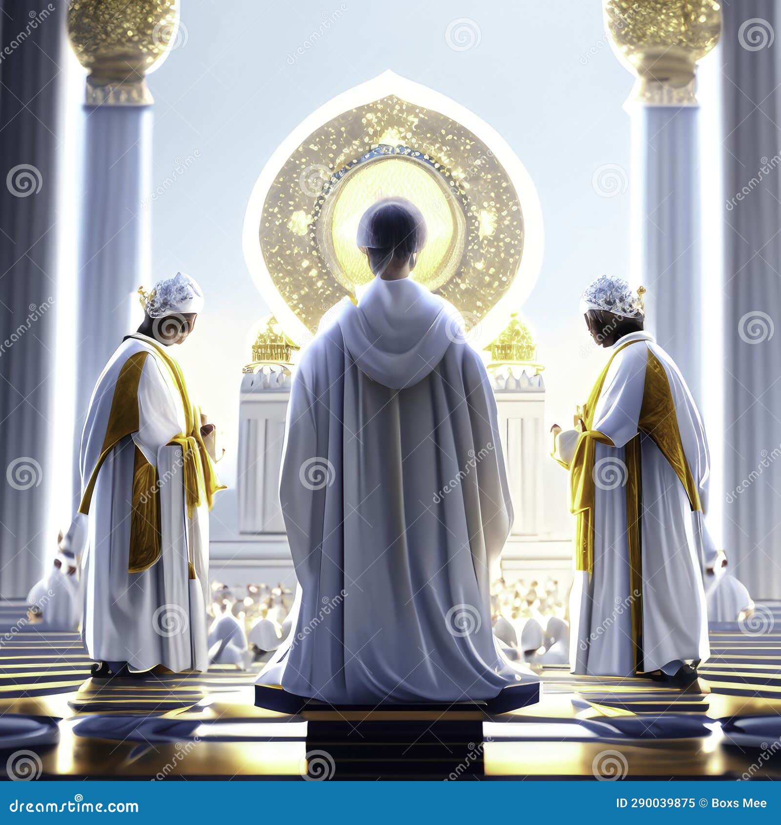 3D Rendering of a Religious Theme with the Image of the Crucified Jesus ...