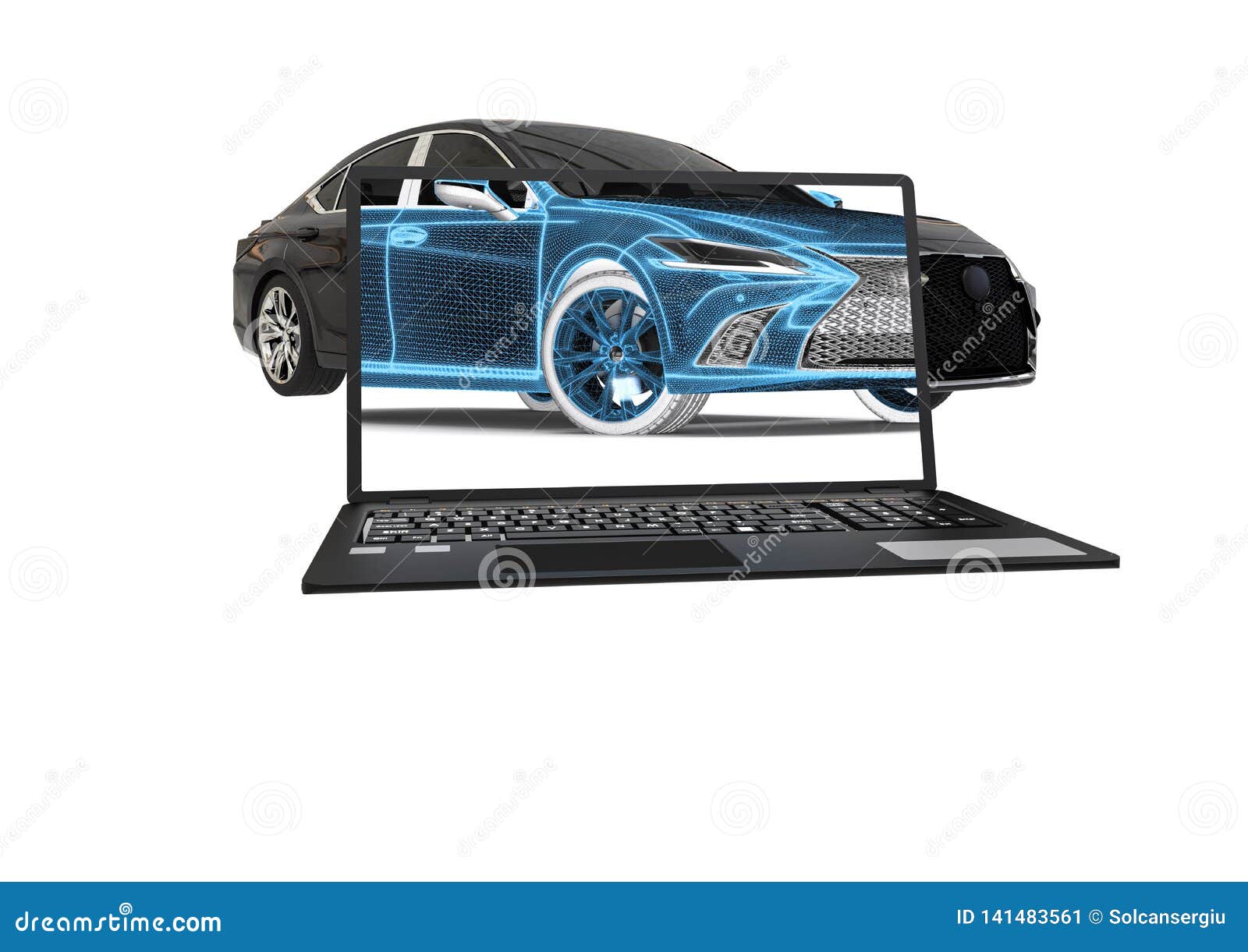 3D Rendering Representing A Computer Aided Design Of A Human Skeleton ...