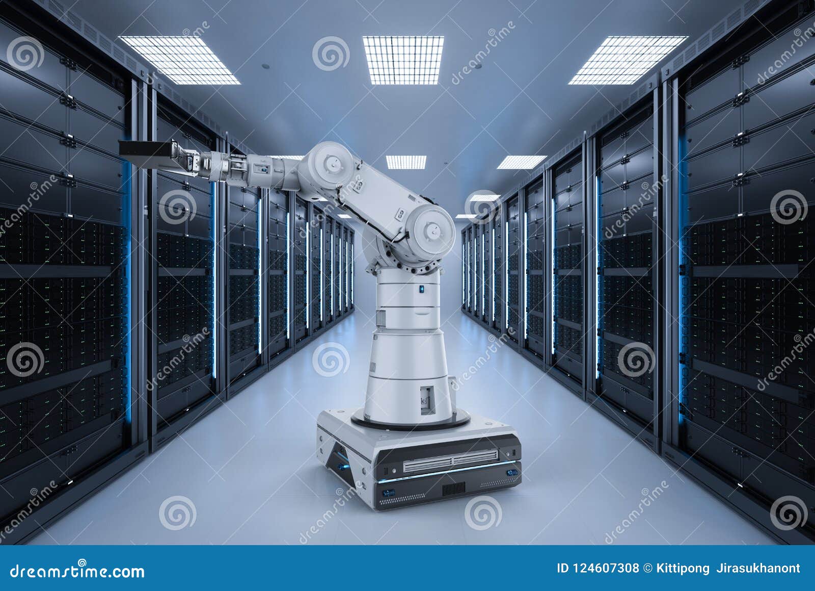 Automation server room stock photo. Image of exchange - 124607308