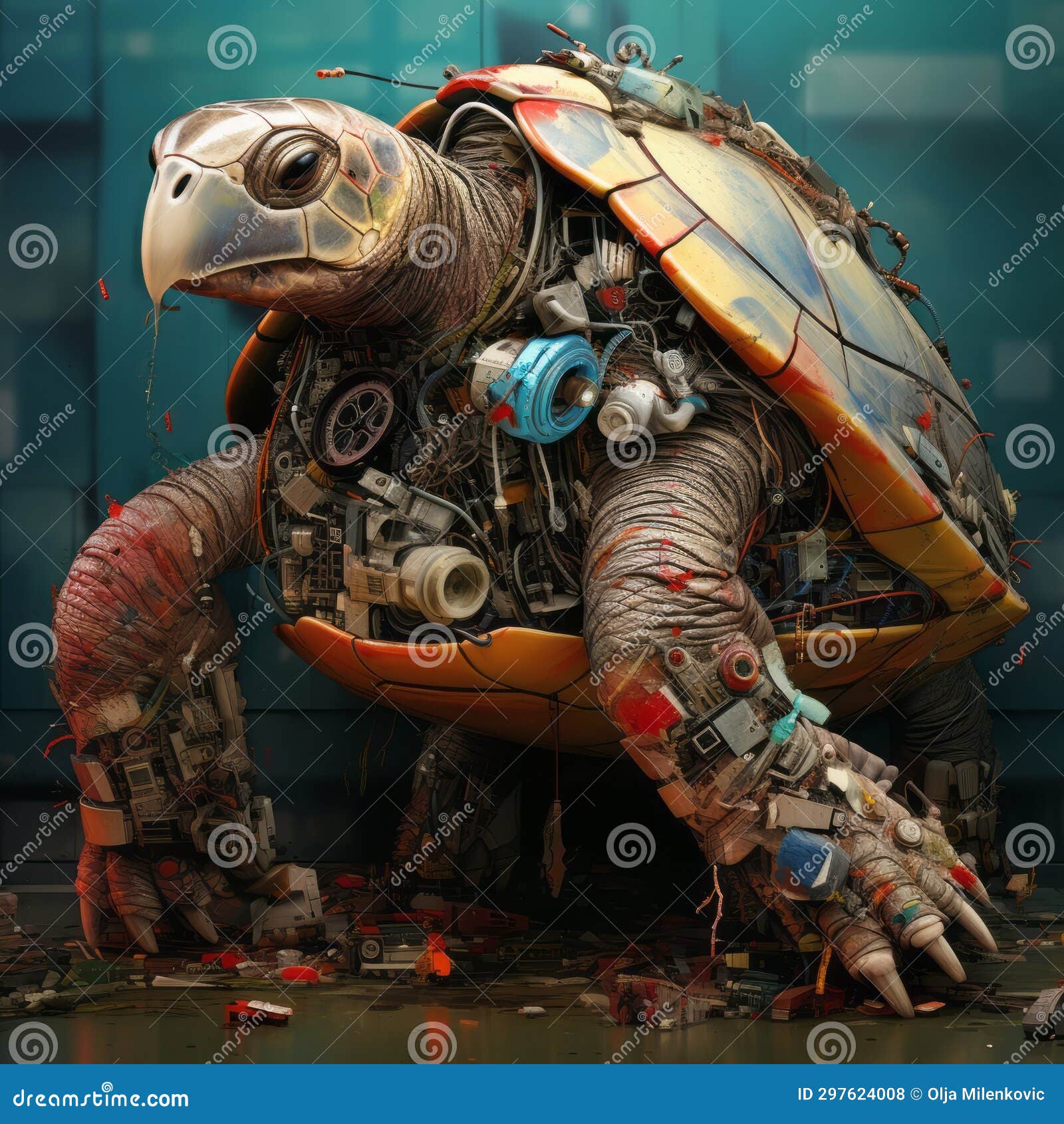 3D Rendering Polluted Planet Earth, Pipes, Smoke With A Sad Face ...