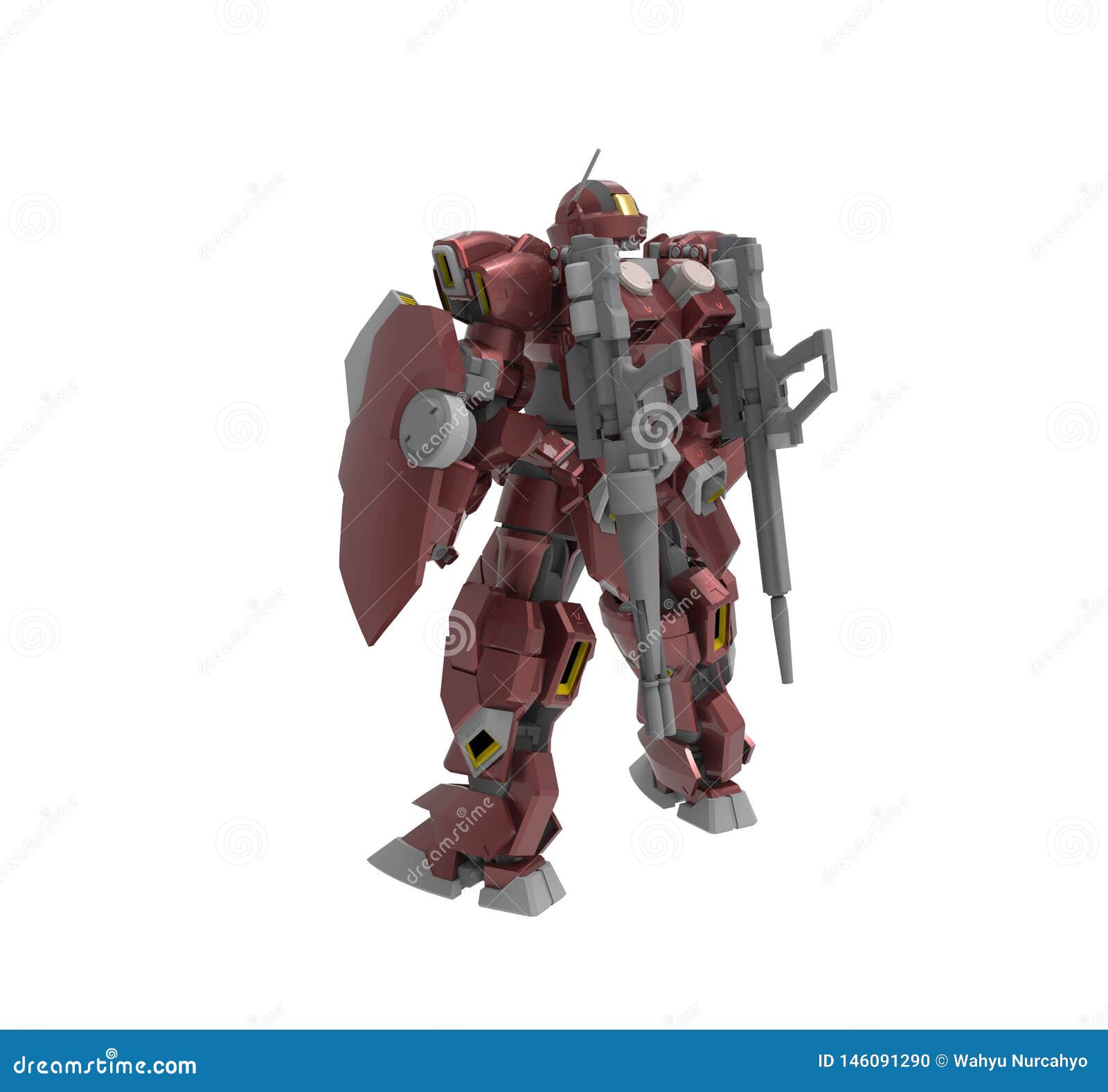 3d rendering of mecha editorial image. Illustration of design - 146091290
