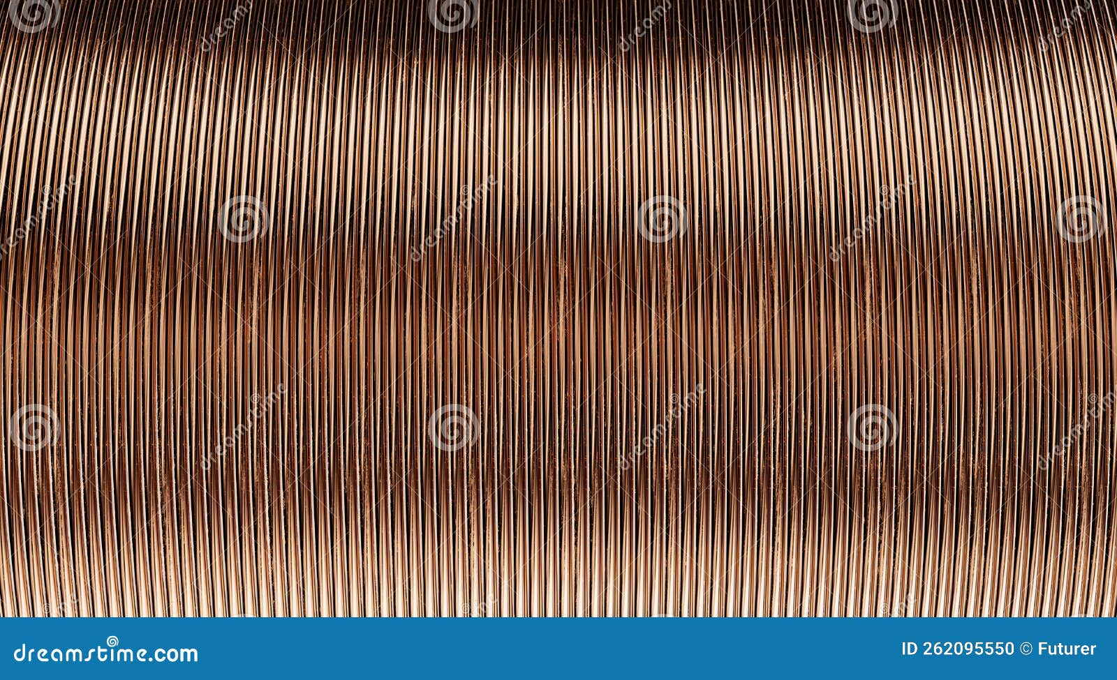 3d Rendering Roll of Copper Sheets or Heap of Copper Tapes Stock ...