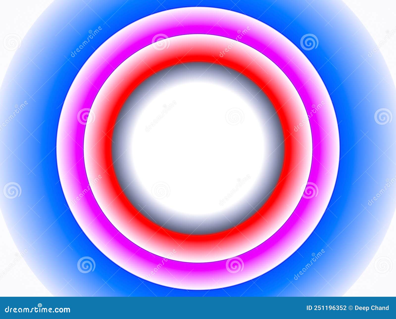 3D Rendering Round Shapes Abstract Background Stock Illustration ...