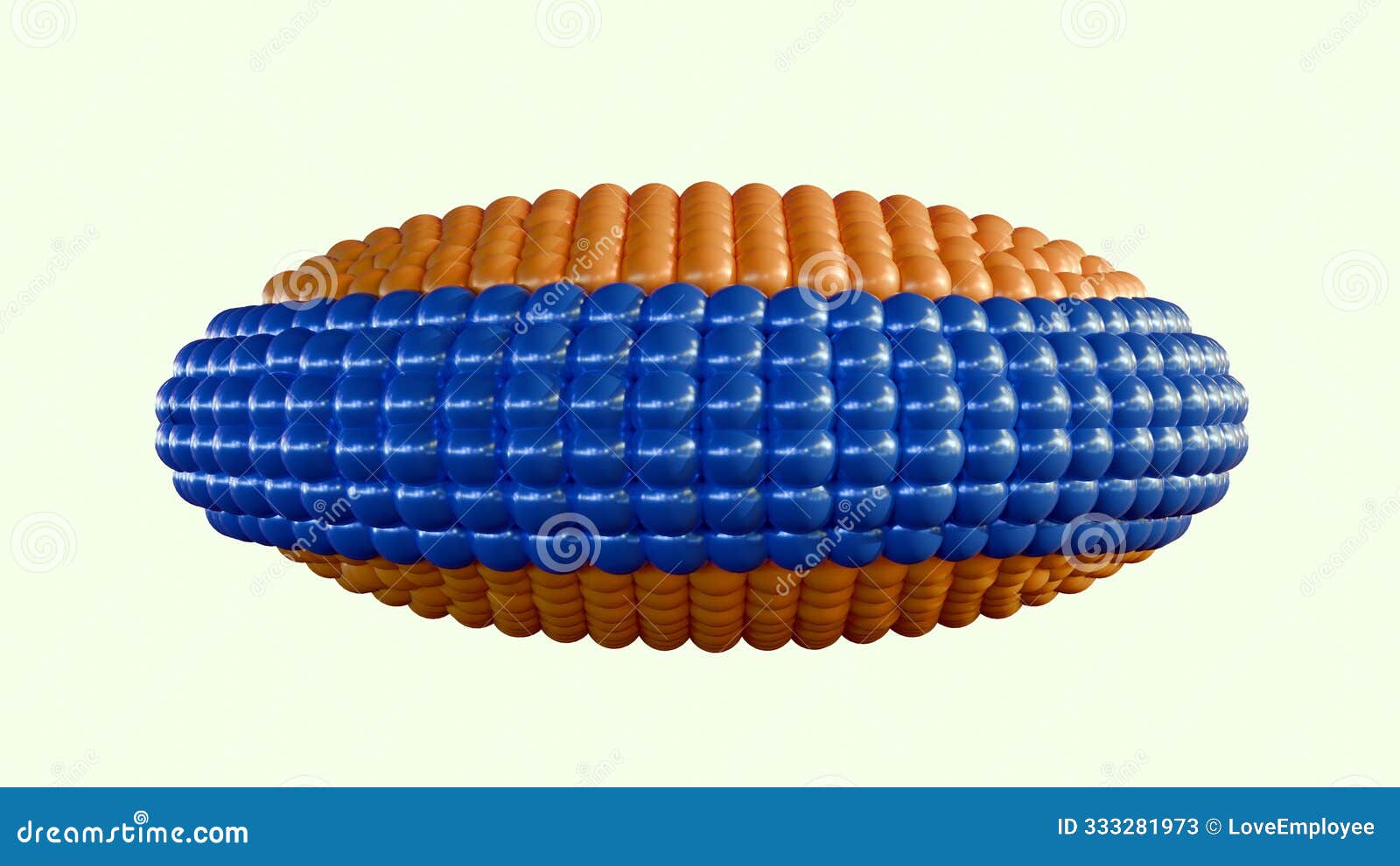 3d Rendering Of Scattered Bicelles As Disc-shaped Lipid Assembly ...