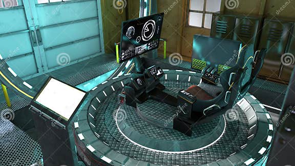 3D Rendering Time Machine stock illustration. Illustration of travel ...