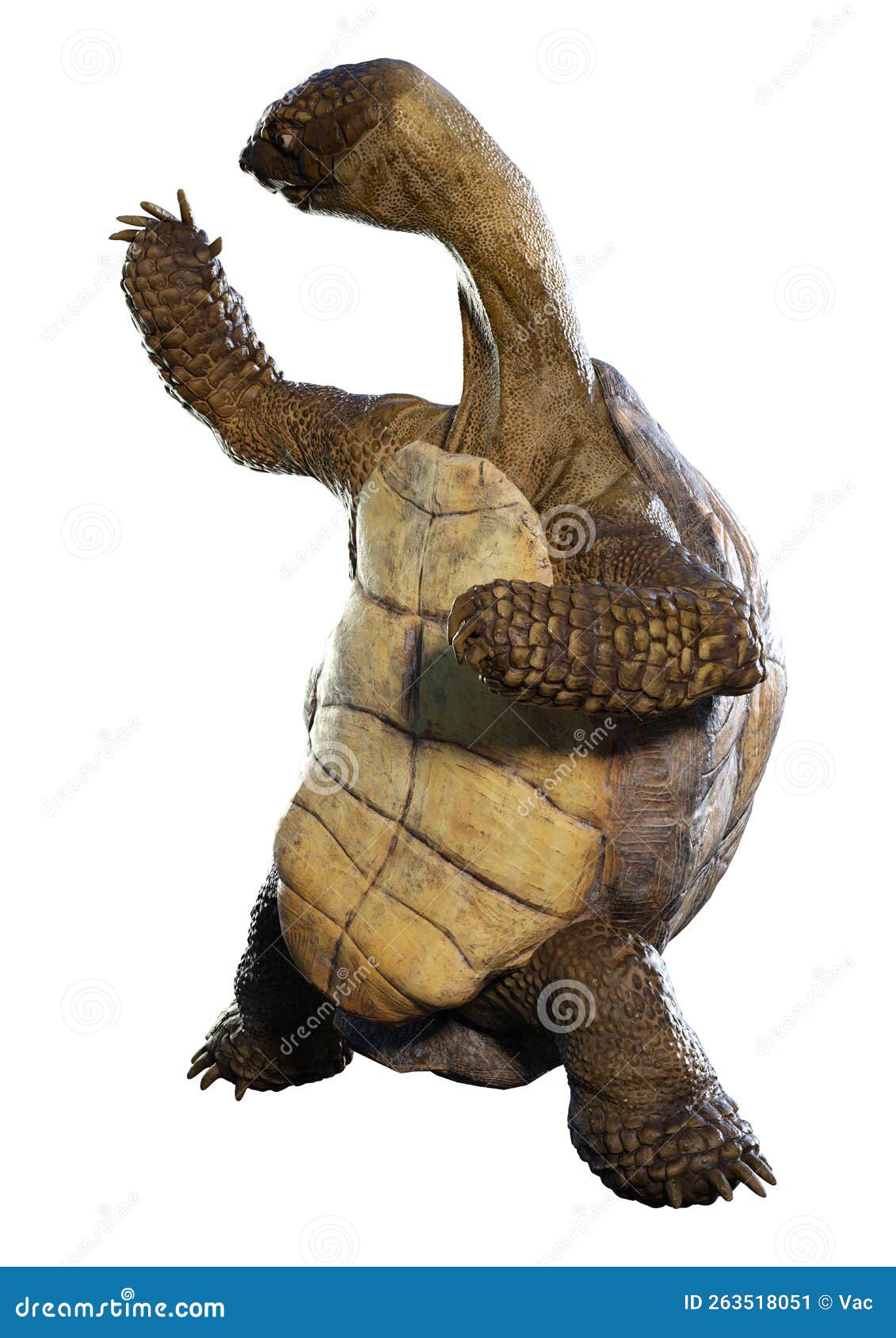 3D Rendering Sea Turtle on White Stock Illustration - Illustration of ...