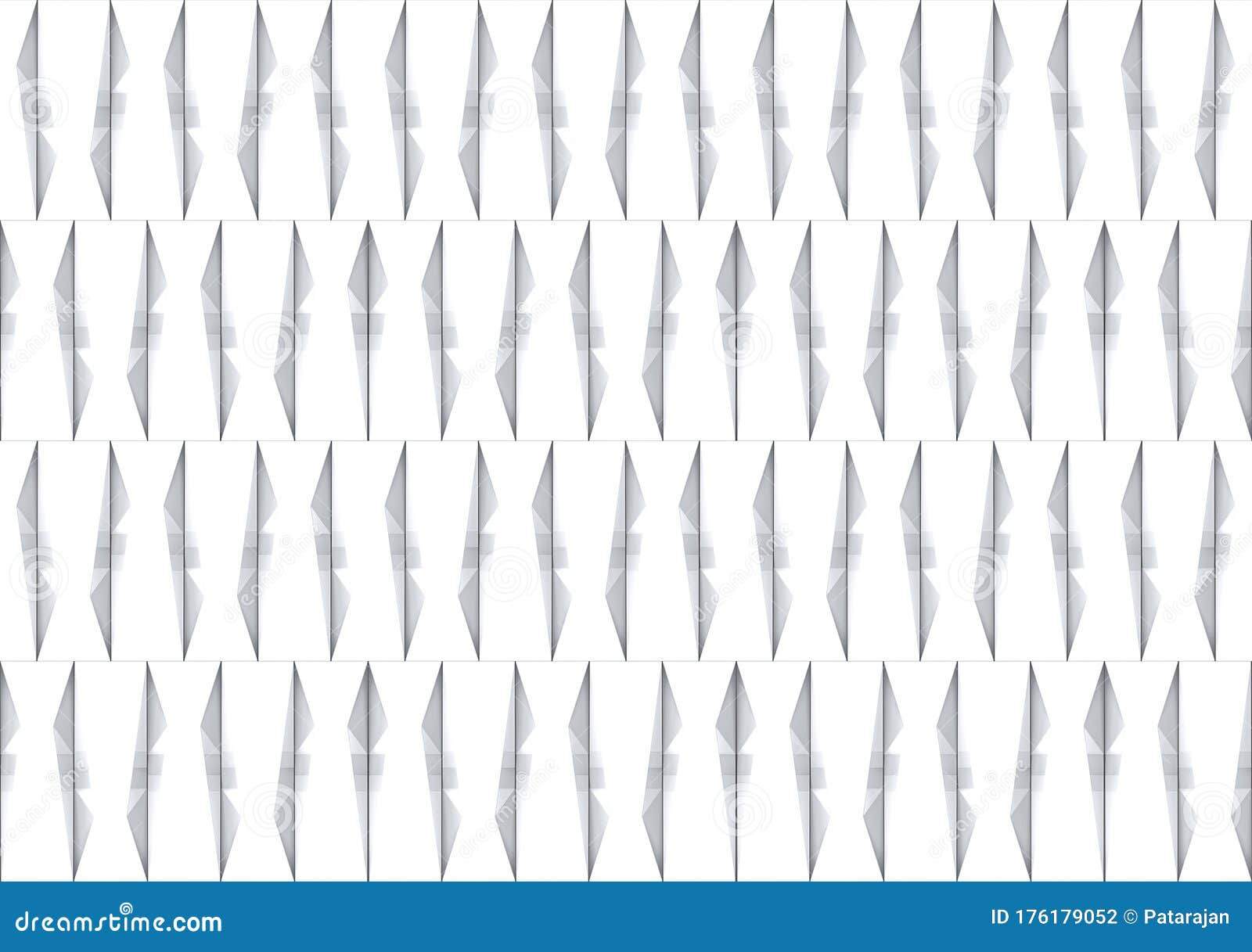 3d Rendering. Seamless Abstract Modern Vertical Bar Pattern Wall ...