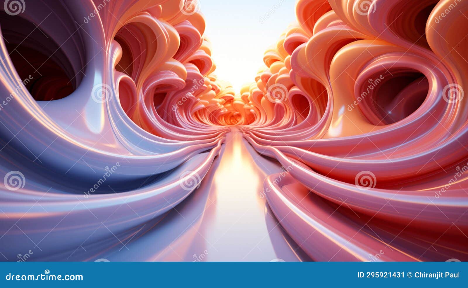 3D Rendering Seamless Loop Background Stock Illustration - Illustration ...