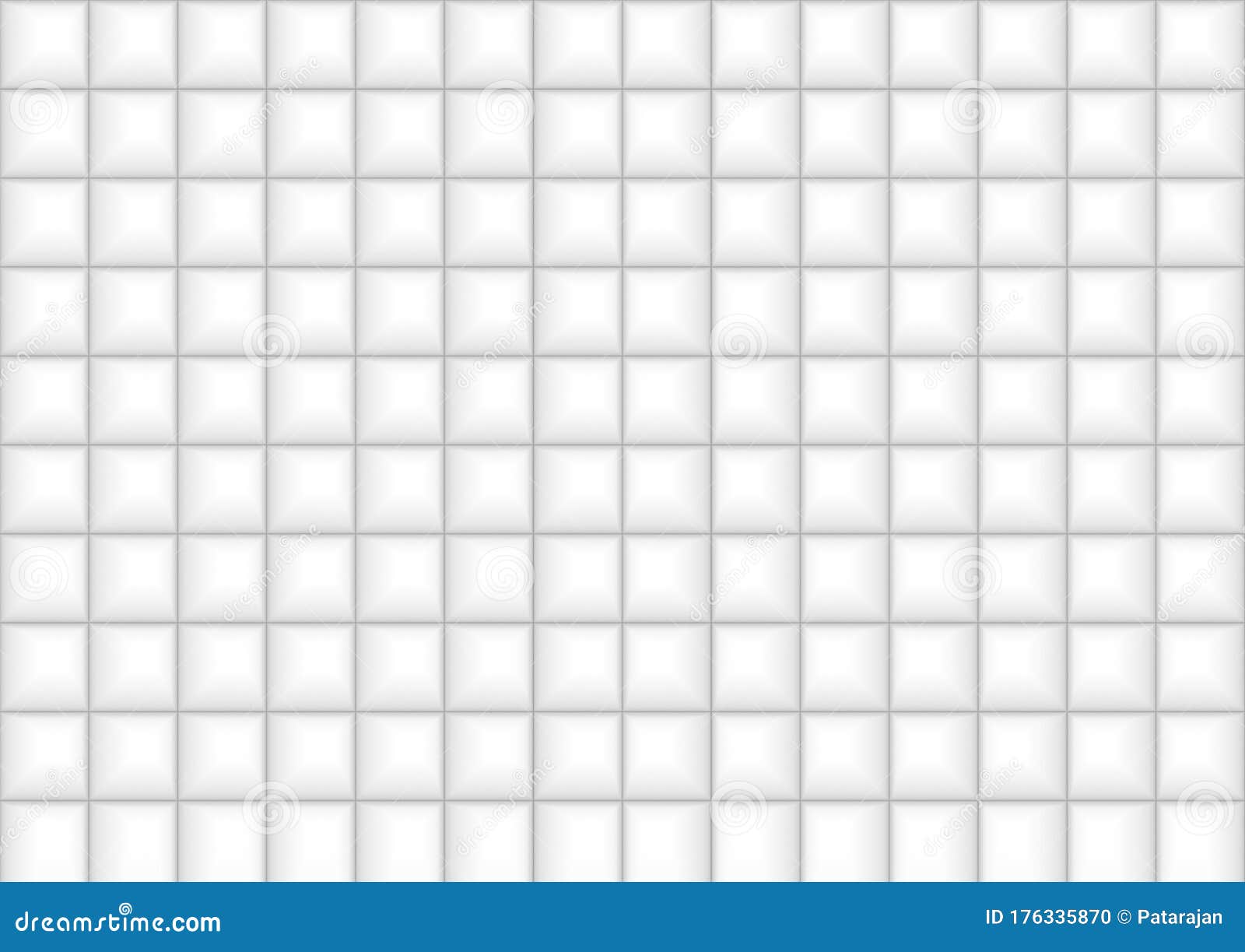 3d Rendering. Seamless Modern White Light Tone Grid Square Art Pattern ...