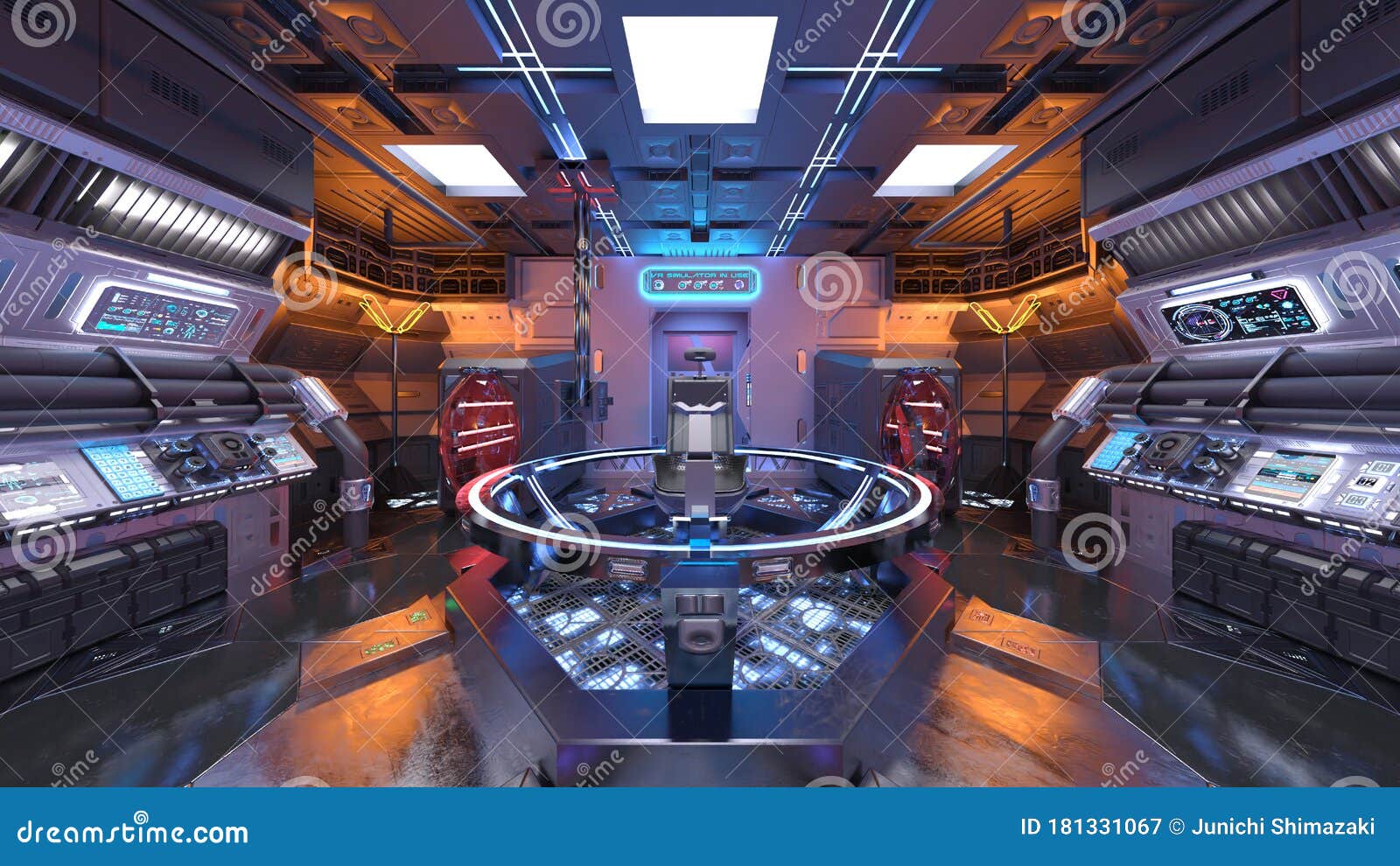 3D Rendering of Secret Headquarters Stock Illustration - Illustration ...