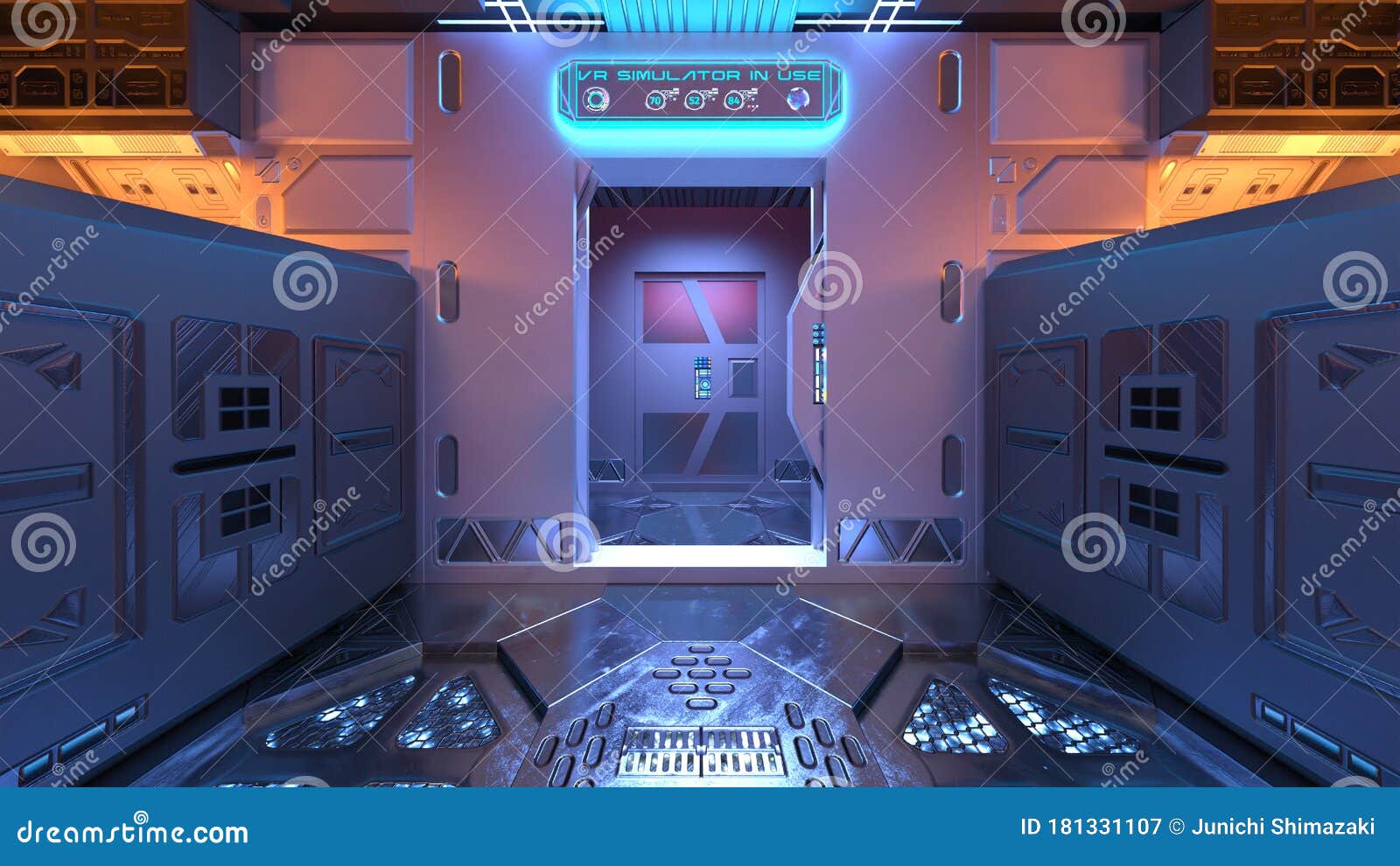 3D Rendering of Secret Headquarters Stock Illustration - Illustration ...