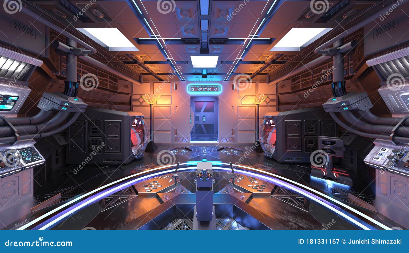 3D Rendering of Secret Headquarters Stock Illustration - Illustration ...