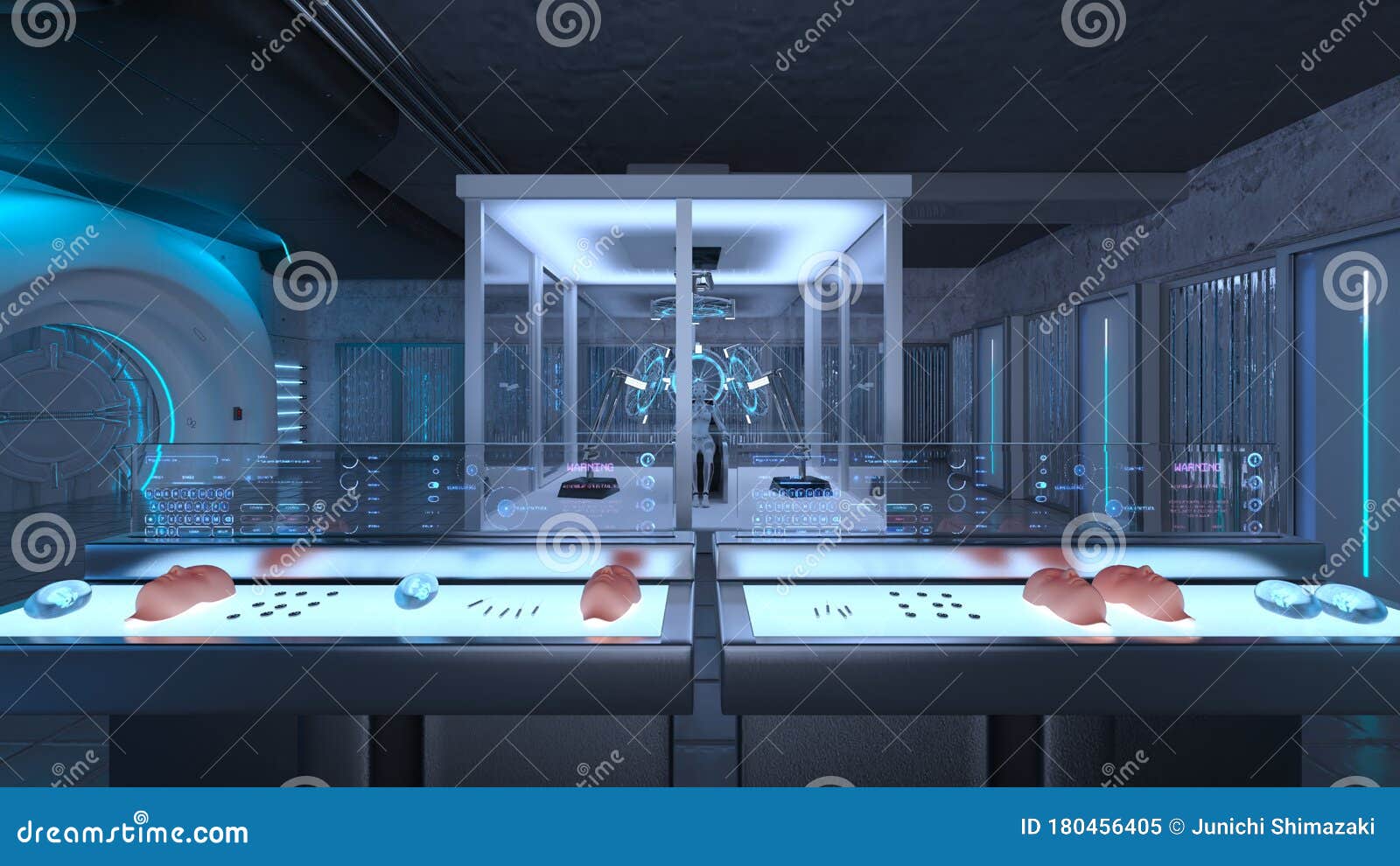 3D Rendering of Secret Headquarters Stock Illustration - Illustration ...
