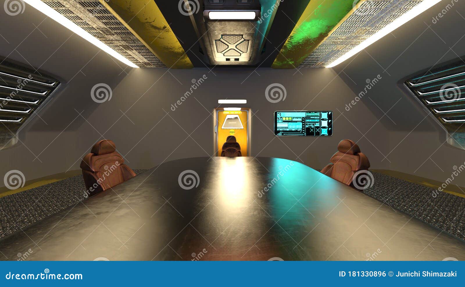 3D Rendering of Secret Headquarters Stock Illustration - Illustration ...
