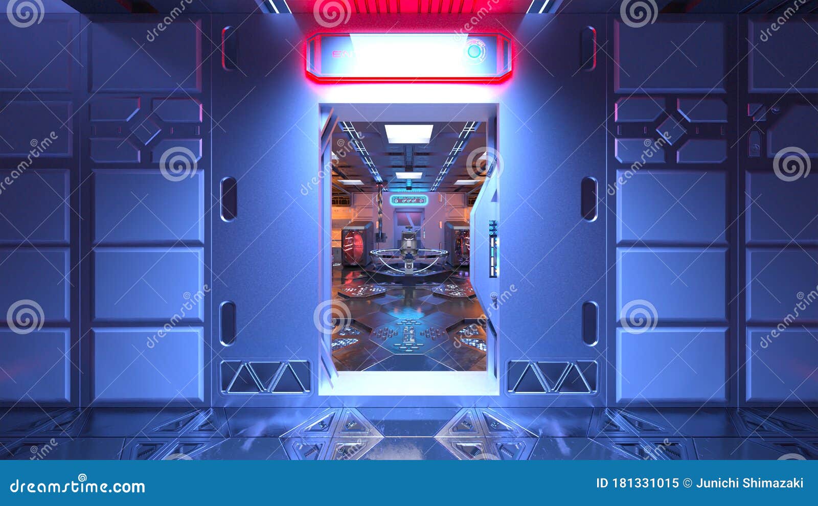 3D Rendering of Secret Headquarters Stock Illustration - Illustration ...