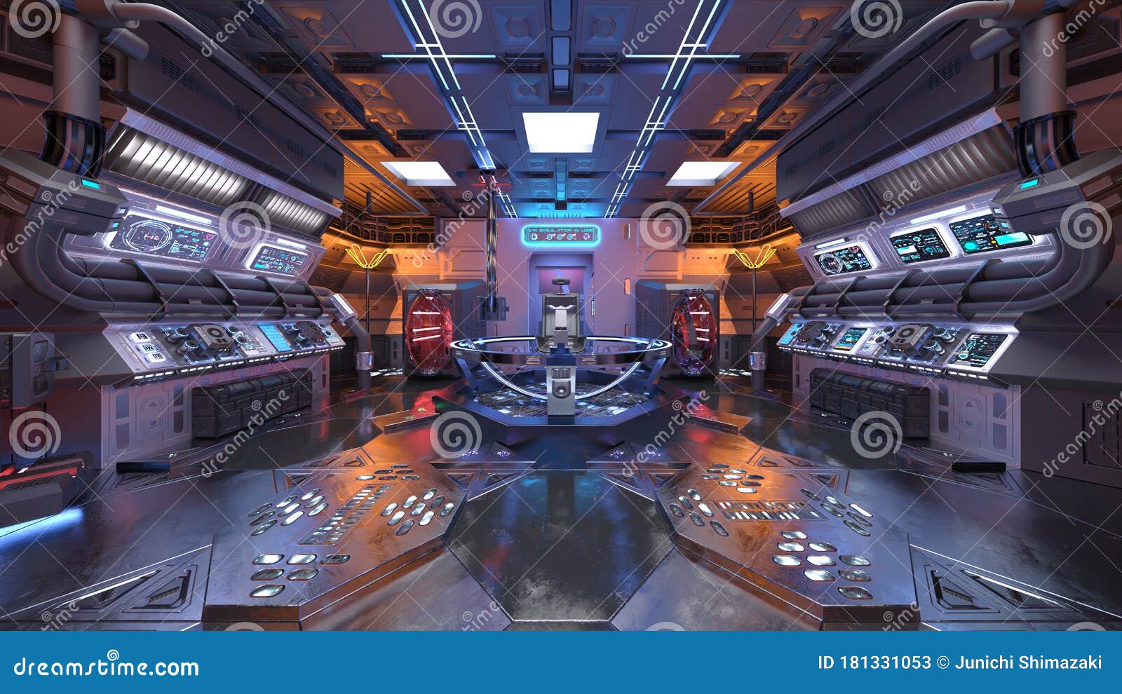 3D Rendering of Secret Headquarters Stock Illustration - Illustration ...