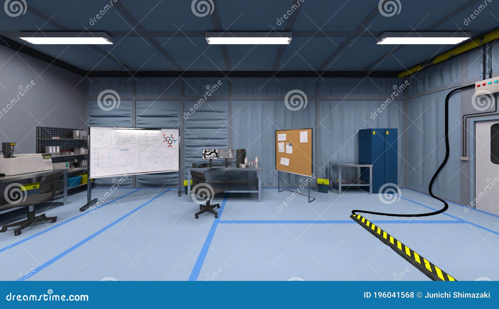 3D Rendering of Secret Headquarters Stock Illustration - Illustration ...