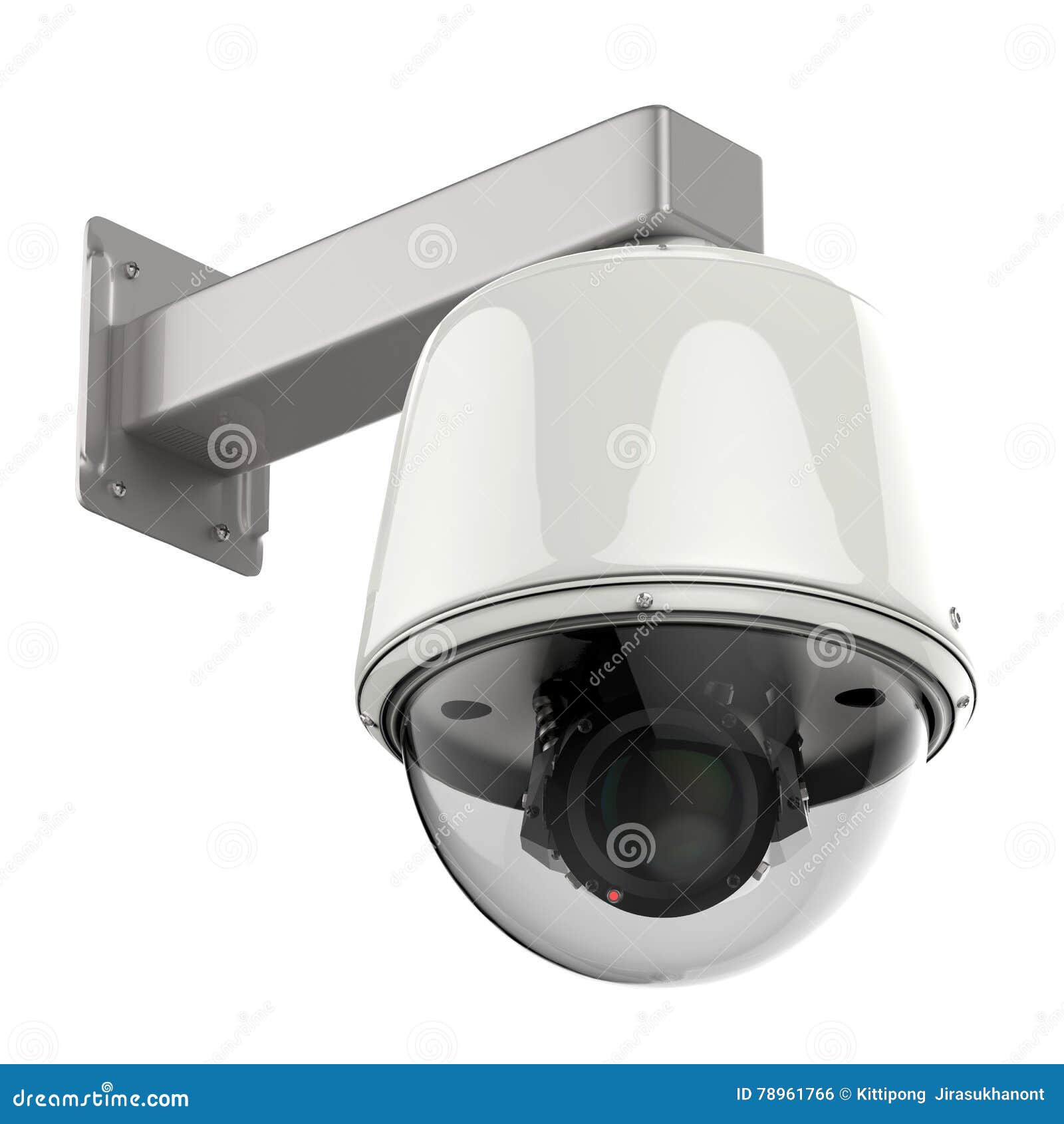 3d Rendering Security Camera or Cctv Camera Stock Photo - Image of ...