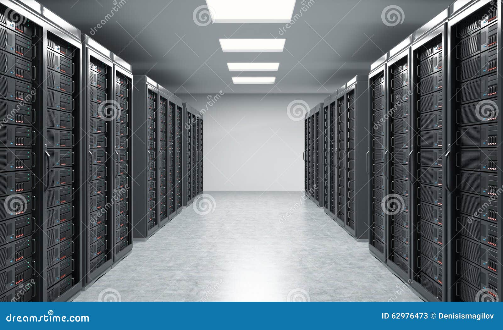 3D Rendering of Server for Data Storage, Processing and Analysis Stock ...