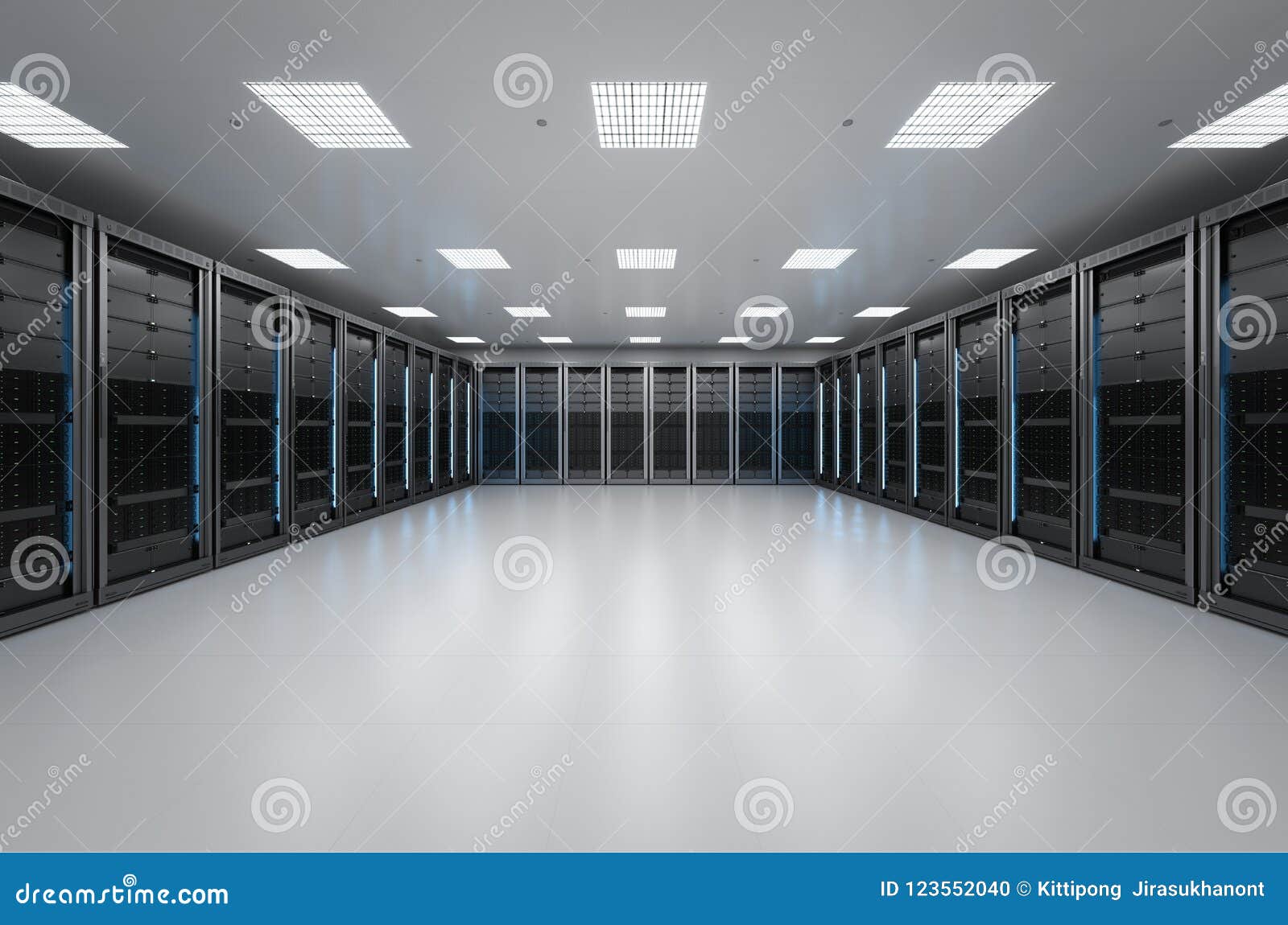 Interior server room stock illustration. Illustration of disk - 123552040
