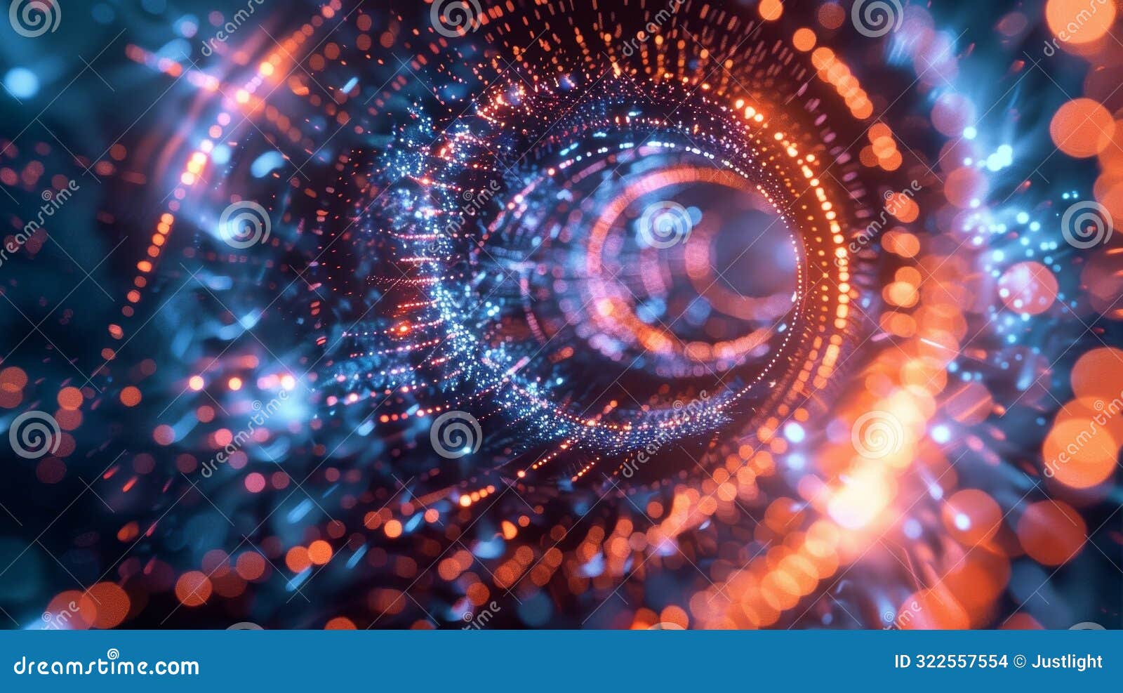 Tunneling Atom Movement Stock Illustration | CartoonDealer.com #318226918