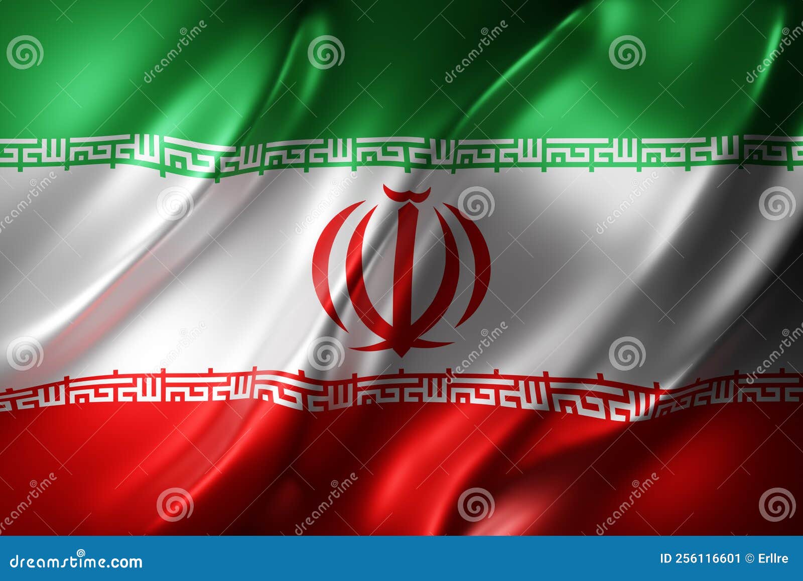 Iran 3d flag stock illustration. Illustration of politics - 256116601