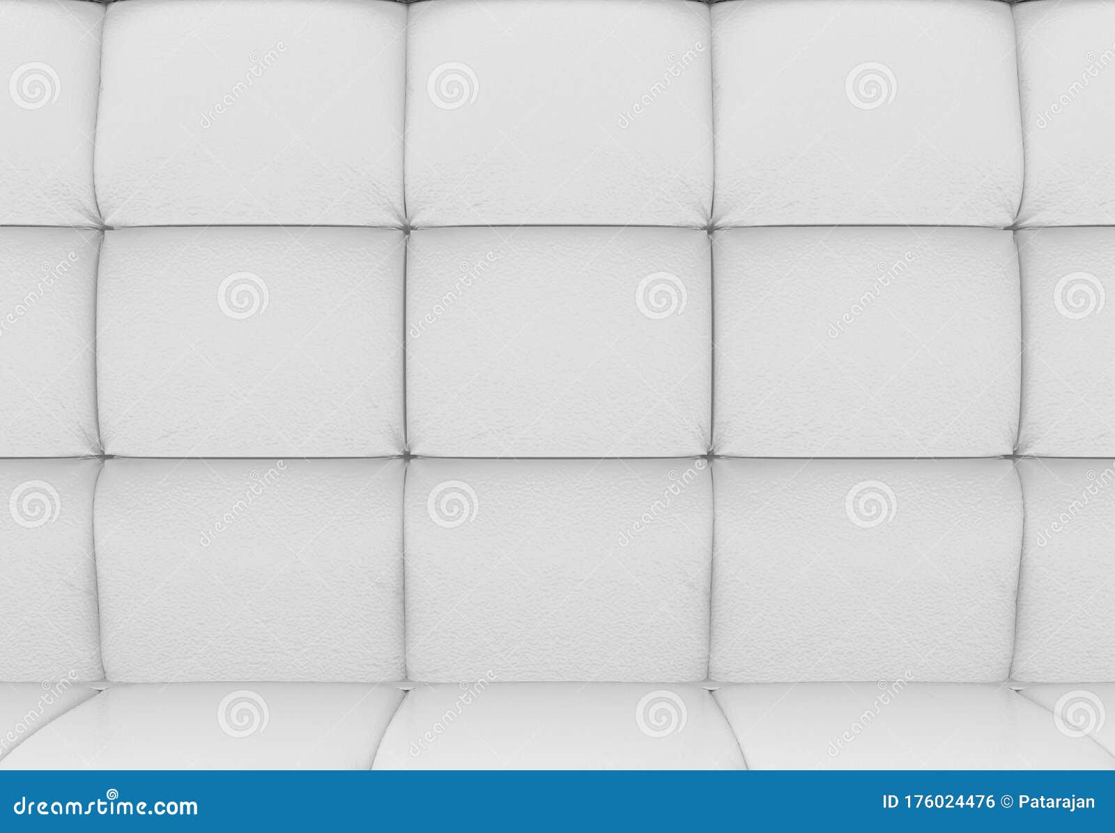 3d Rendering. Simple White Square Blocks Wall Background Stock ...