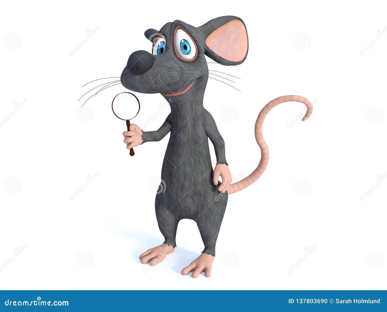 Holding The Magnifying Glass Searching For Somethi Stock Image ...