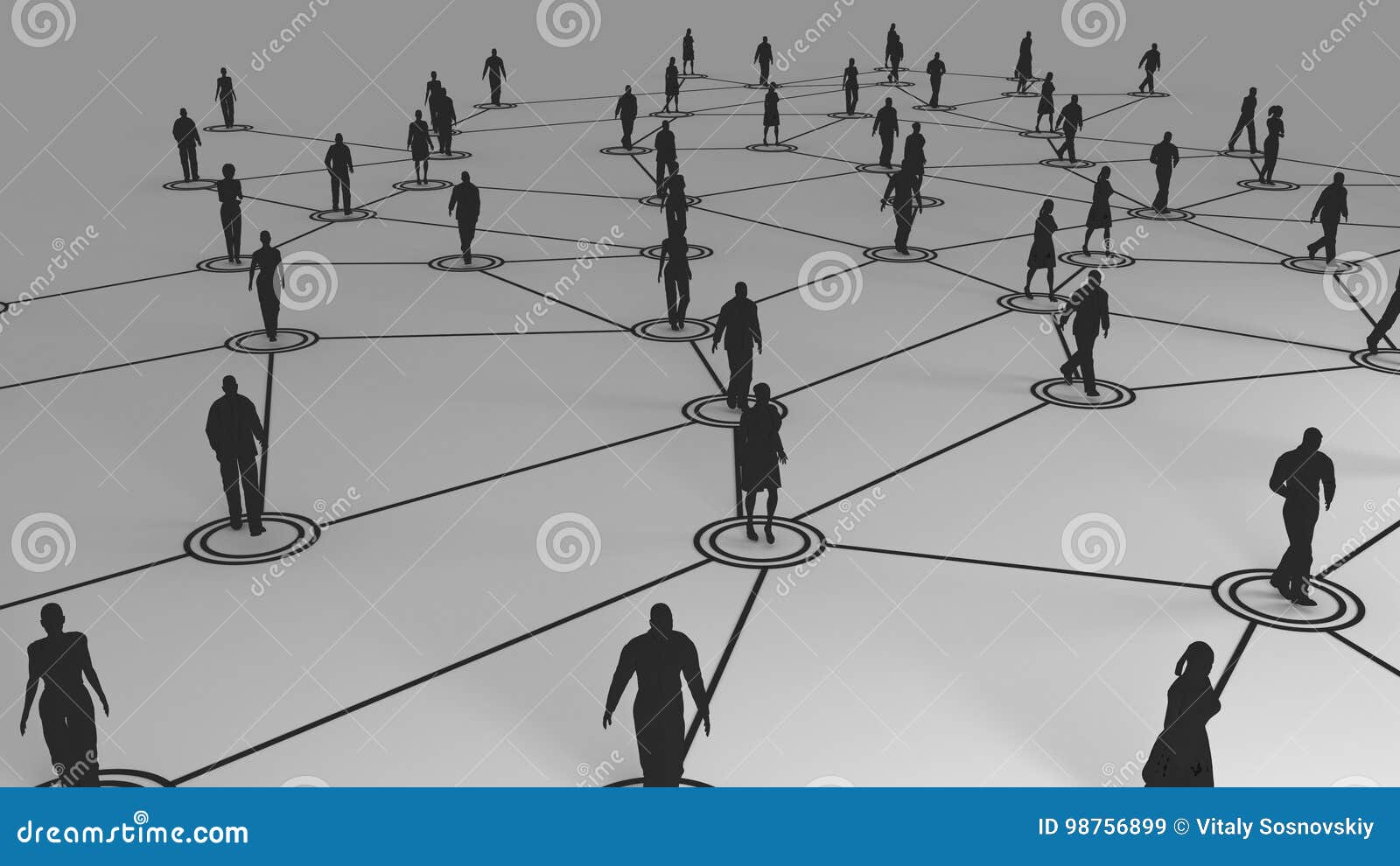 3D Rendering with Social Communication and Network Stock Illustration ...
